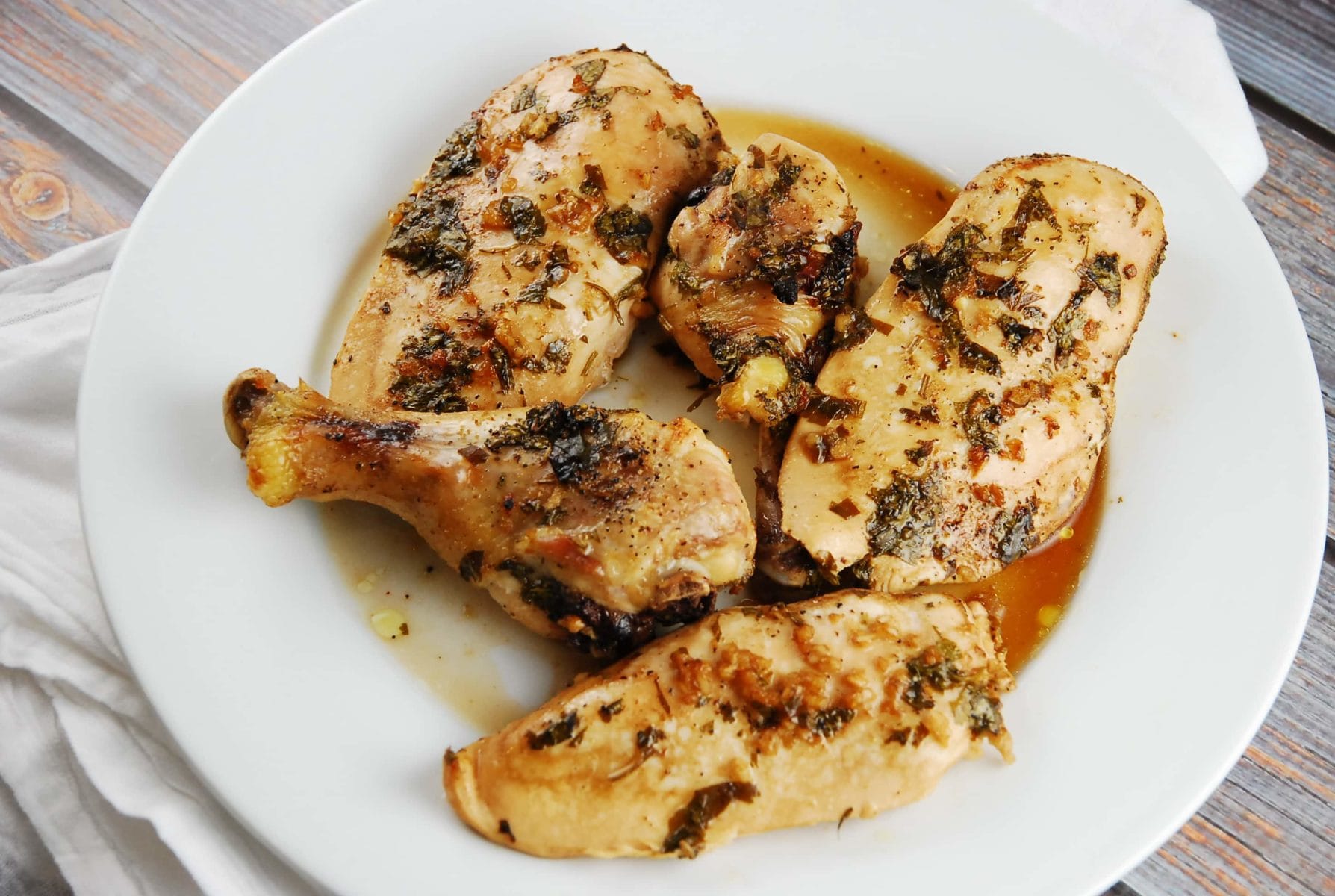 Oven Roasted Beer Chicken Recipe - 3 Points | LaaLoosh