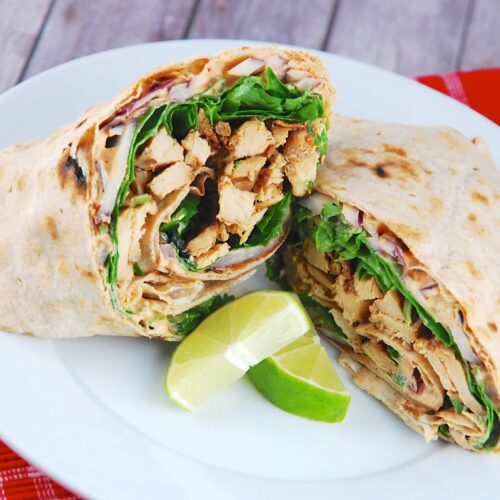 Chipotle Chicken Wrap Recipe - 3 Points | LaaLoosh