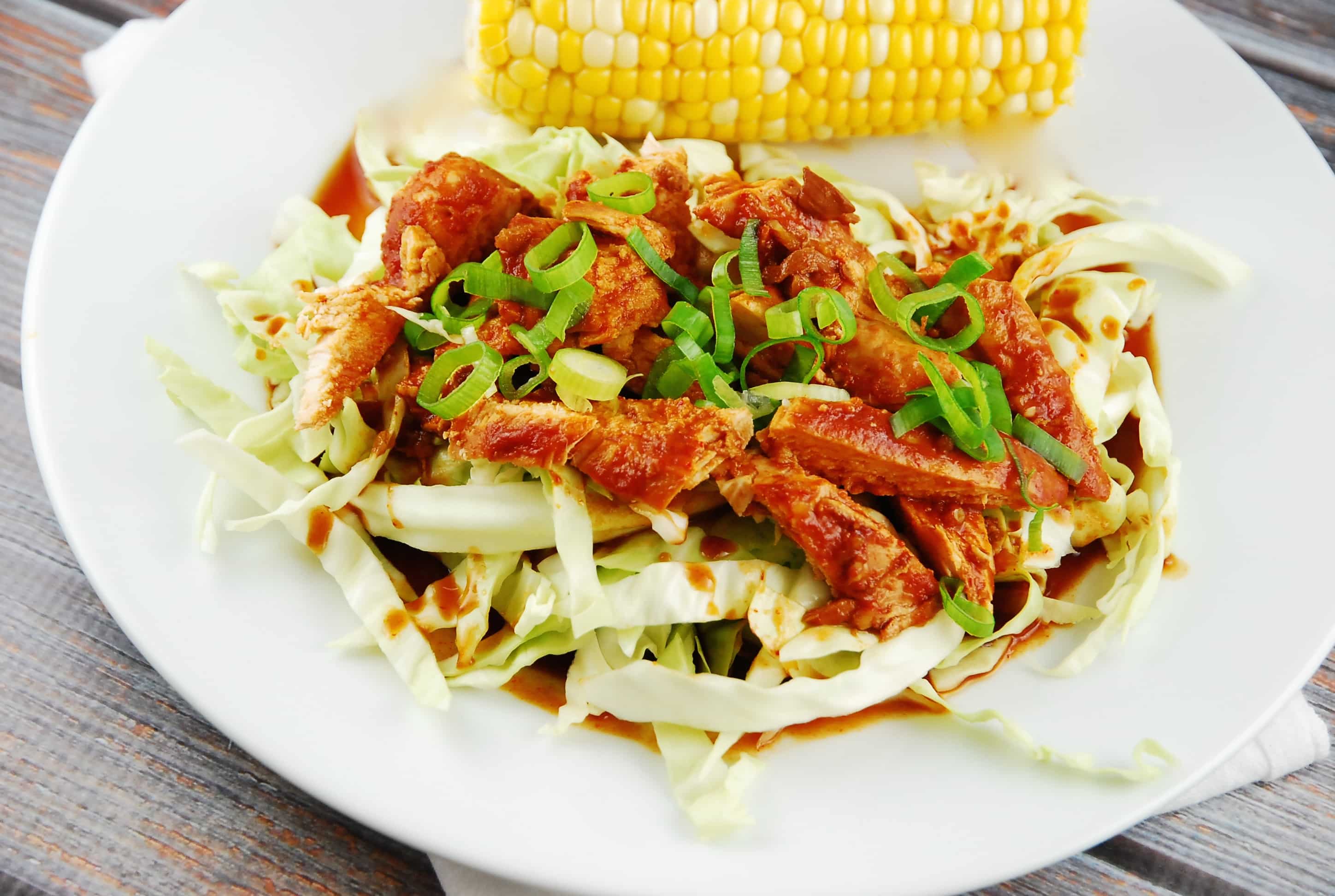 Sweet and Spicy Sriracha Crock Pot Chicken Recipe - 5 Points - LaaLoosh