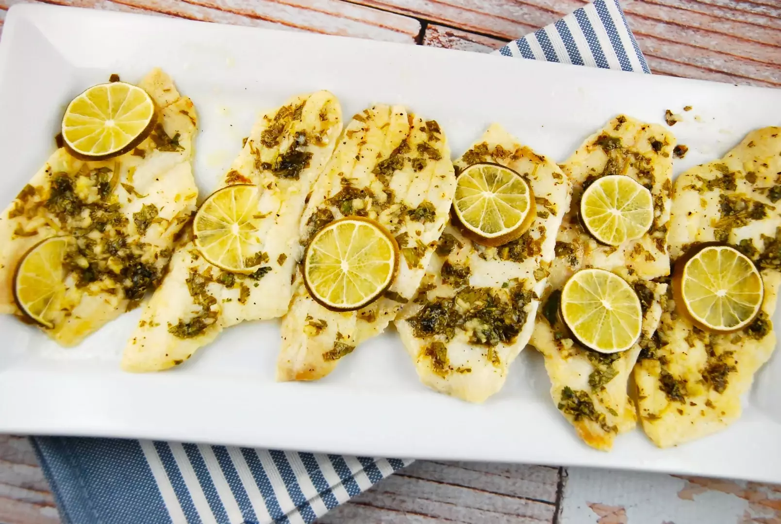 Cilantro Lime Baked Sole Recipe - 3 Smart Points | LaaLoosh