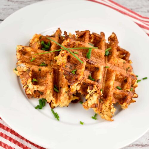 Crab Cake Waffles Recipe | LaaLoosh