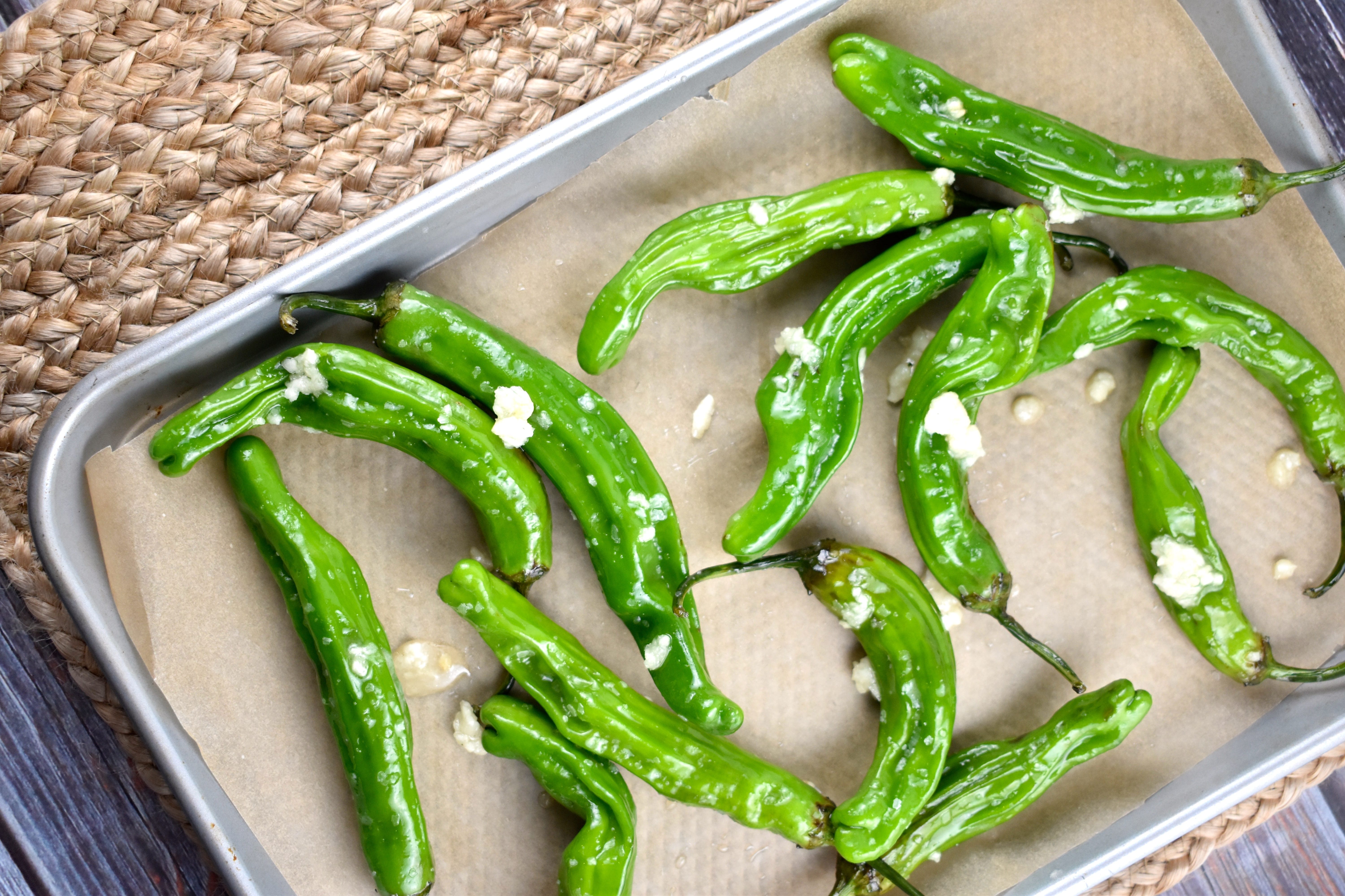Roasted Shishito Peppers Recipe - 2 Points - LaaLoosh