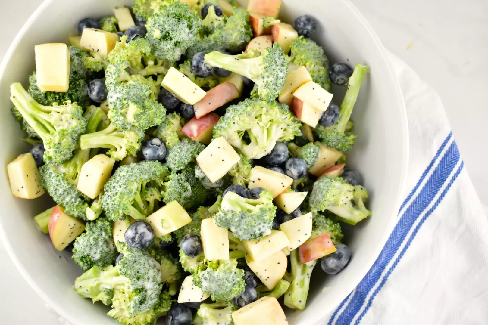 Light Broccoli Summer Salad Recipe | LaaLoosh